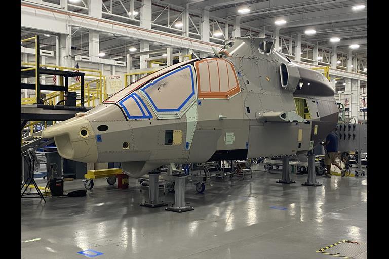 Bell shows 360 Invictus scout helicopter more than 50% complete | News ...